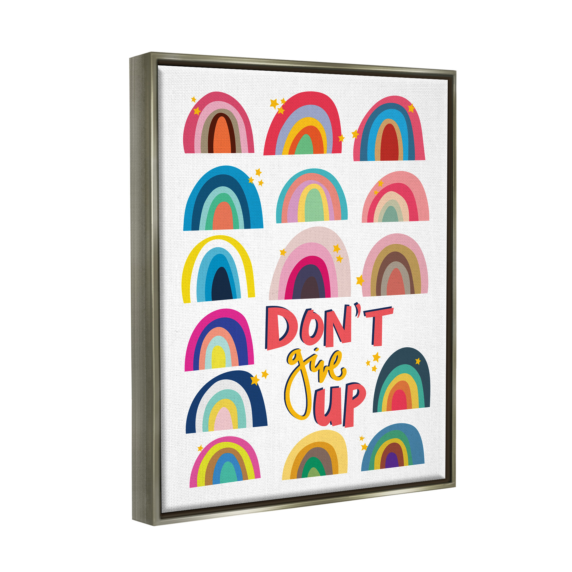 Isabelle & Max™ Don't Give Up Rainbows Framed Floater Canvas Wall Art Design By Pragya Kothari ...